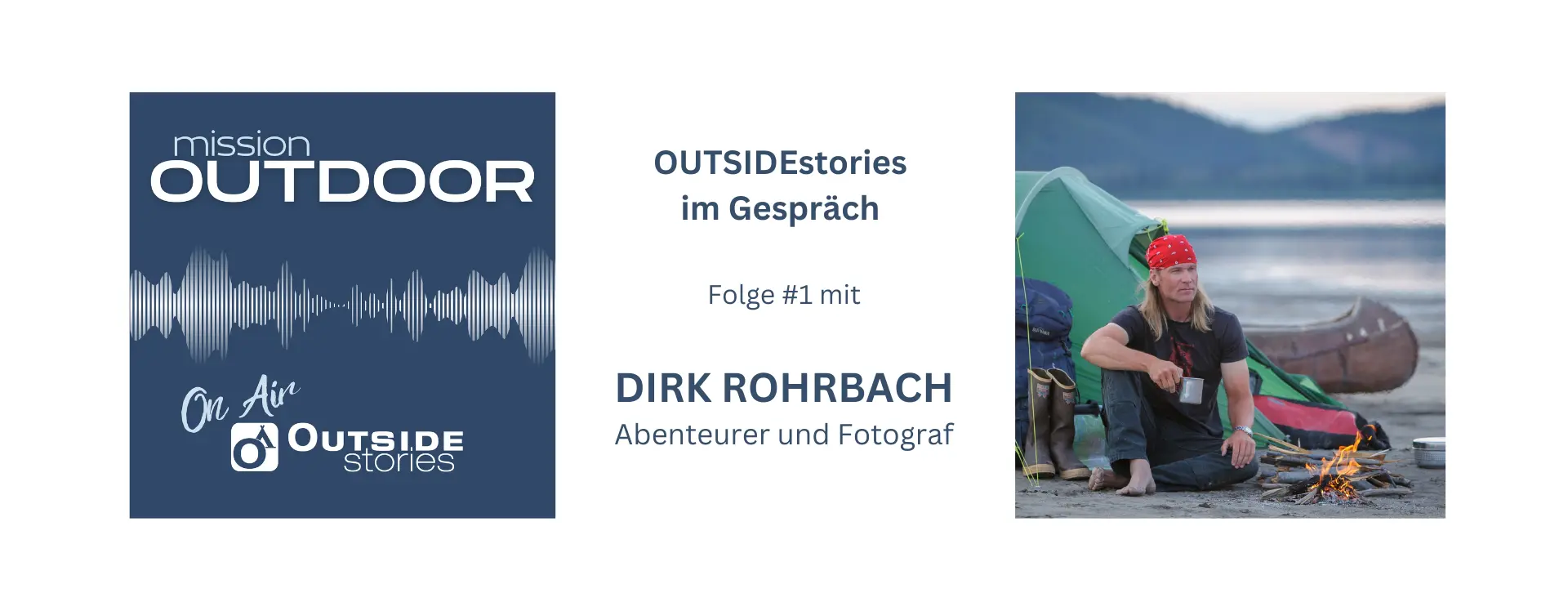 Podcast #1 - mission OUTDOOR mit DIRK ROHRBACH | OUTSIDEstories
